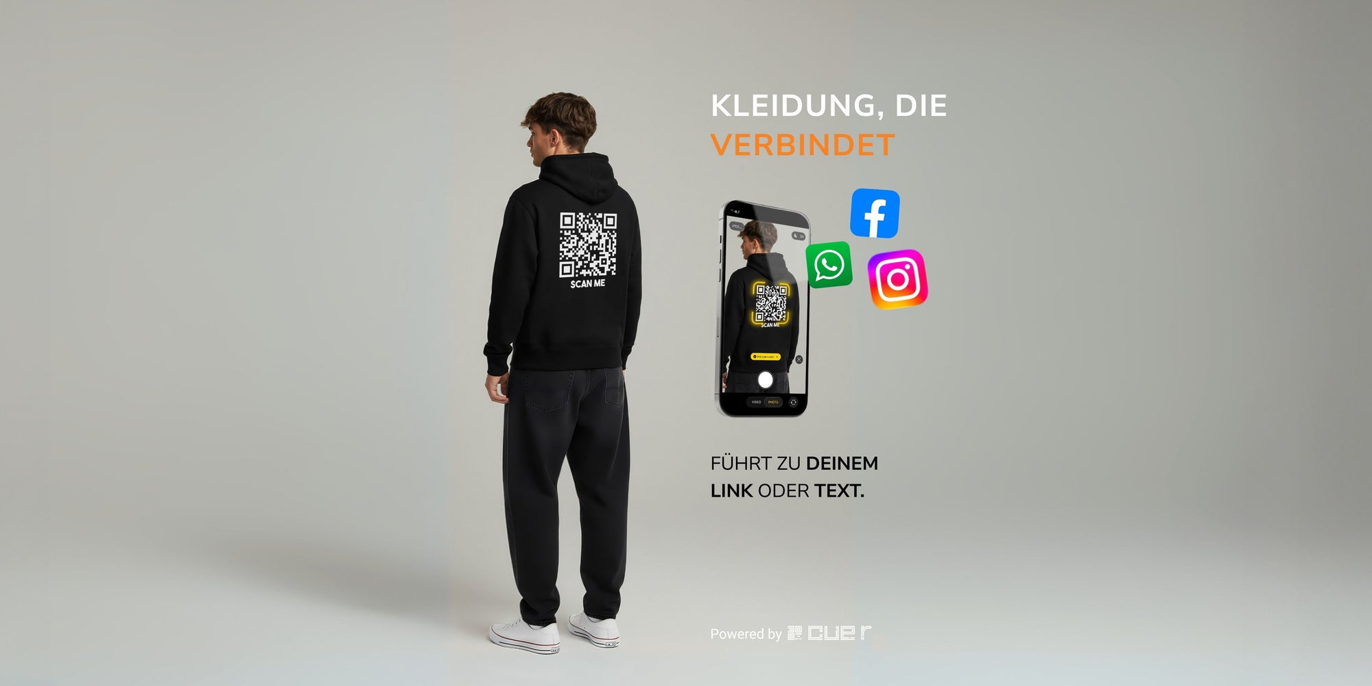 Cue R - QR-Code Kleidung