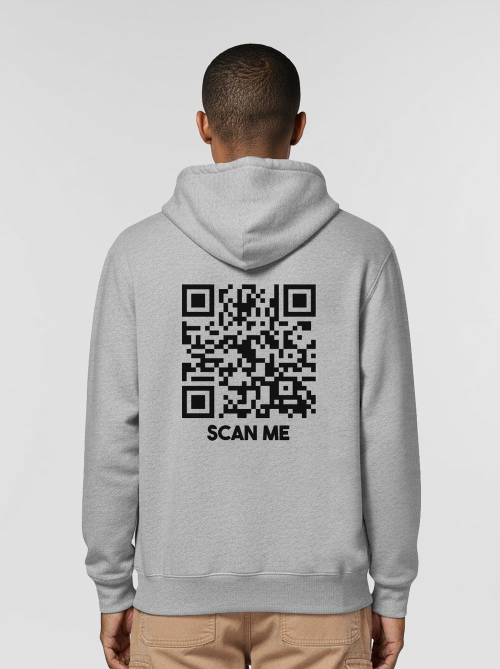 Sweat à capuche QR code unisexe - Scan Me - CLASSIC