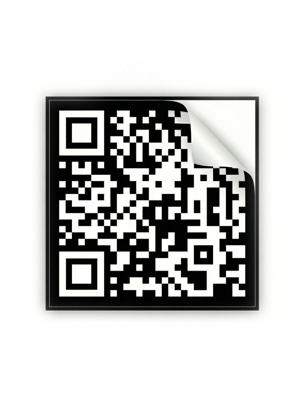 Aktualisierbarer QR-Code Sticker - Ablösbar - Powered by Cue R App